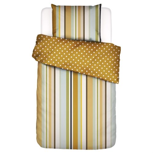 Sengetøj - Essenza - Feija striber/prikker - 140x220 cm